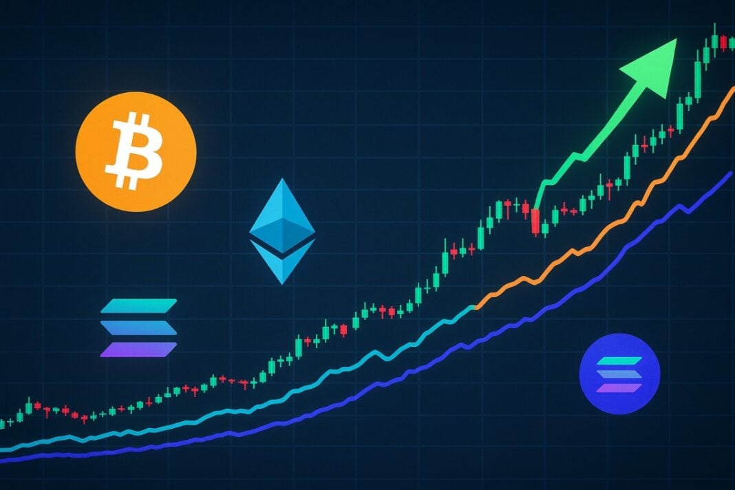 Oggi bene anche Ethereum e Solana