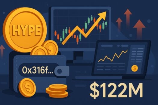Sblocco token HYPE, whale ritira $122M