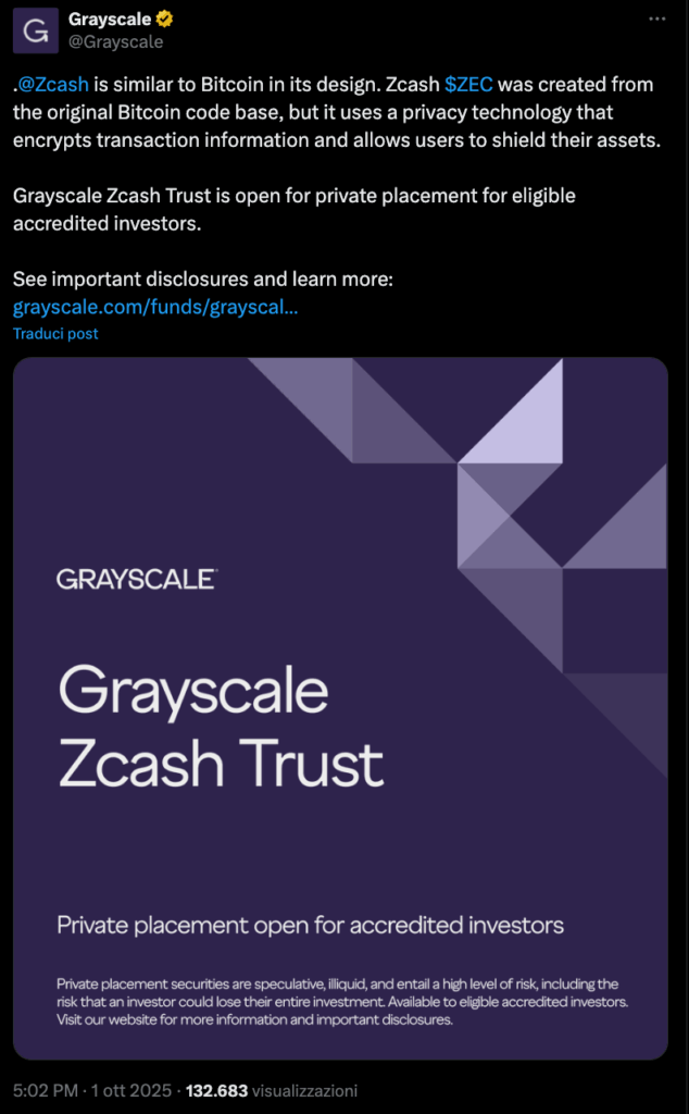 Zcash (ZEC) marks a +150%: a return to privacy