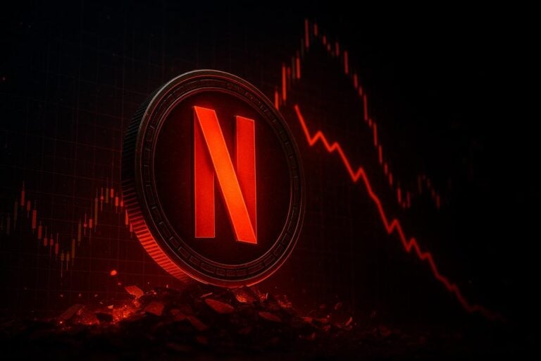 Azioni Netflix: mercato al ribasso testa area sensibile