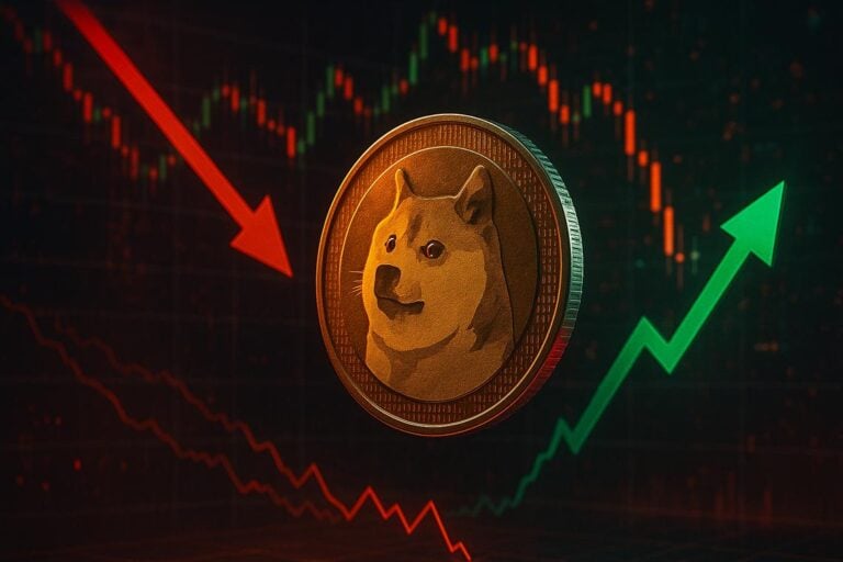 Dogecoin prezzo a $0,09 sotto tutte le EMA: il rimbalzo è una trappola?